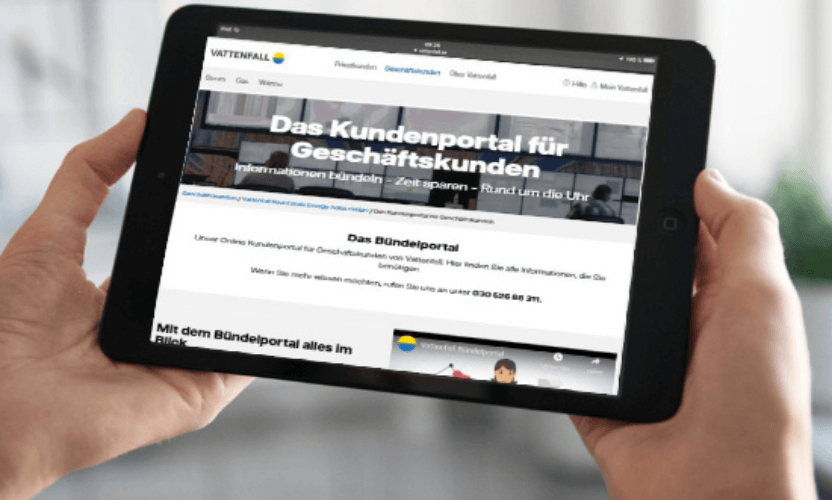 Geschäftskunden Energie - Strom und Gas I Vattenfall