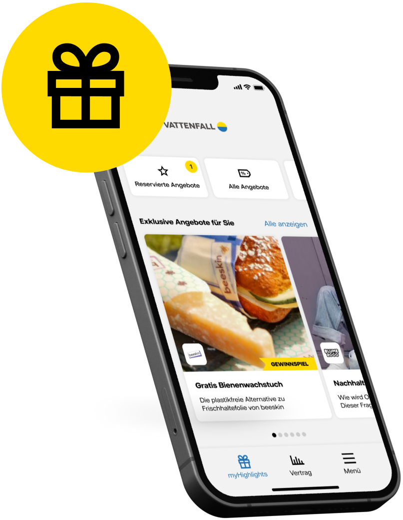 Vattenfall App: Die neue App für Vattenfall Kund:innen