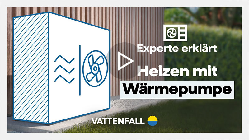 Komplettangebot für Wärmepumpen|Vattenfall